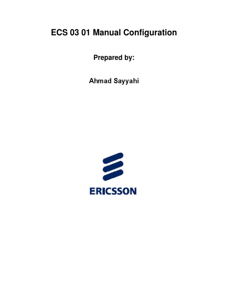 ECS 03 01 Manual Configuration | PDF | Ip Address | Computing