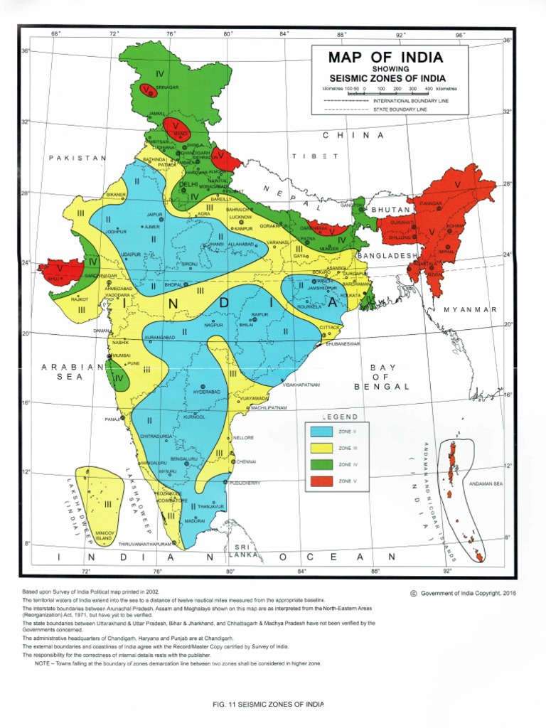 Seismic Zone India | PDF