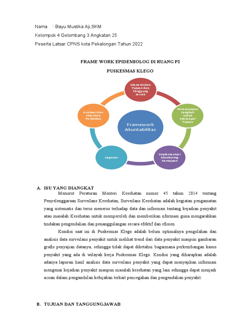 Tugas Framework Akuntabilitas Ervina PDF Free | PDF