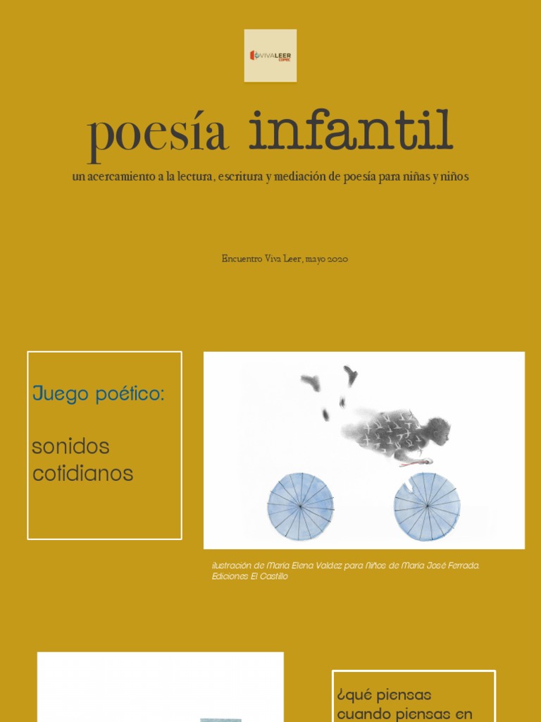 Poesía Infantil | PDF | Poesía | Ritmo