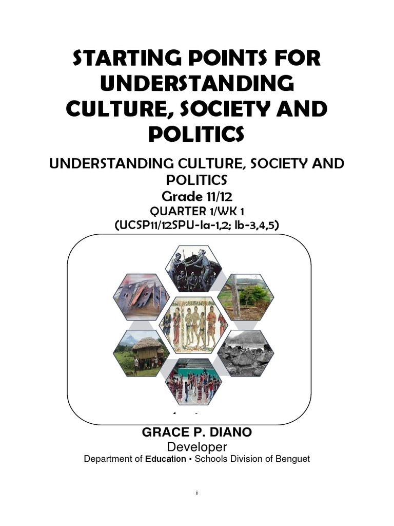 UCSP Q1 W1 Startting-Points Diano Benguet | PDF | Anthropology | Social Sciences
