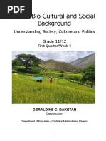DISS-Q2-W5 - Human Environment System | PDF