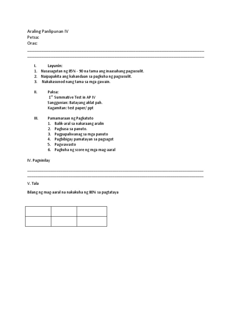AP Summative LP | PDF
