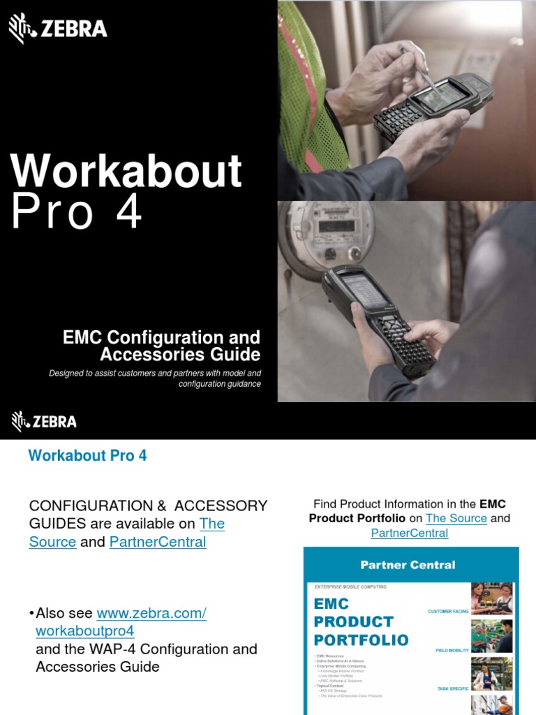 Workabout Pro 4 Configurations Accessories Guide | PDF | Usb | Ultra ...