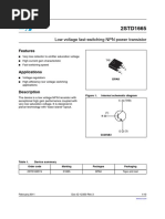 PNP Medium Power Transistor: Features | PDF | Bipolar Junction Transistor | Transistor