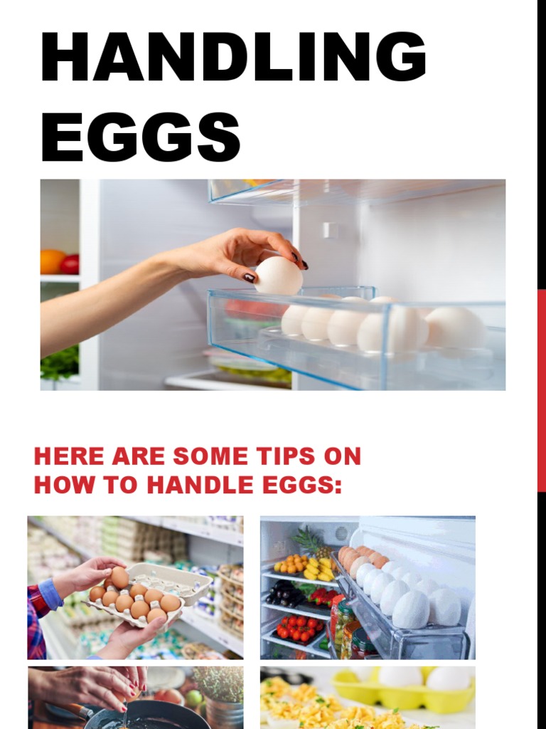 Handling Eggs | PDF | Egg As Food | Food And Drink Preparation