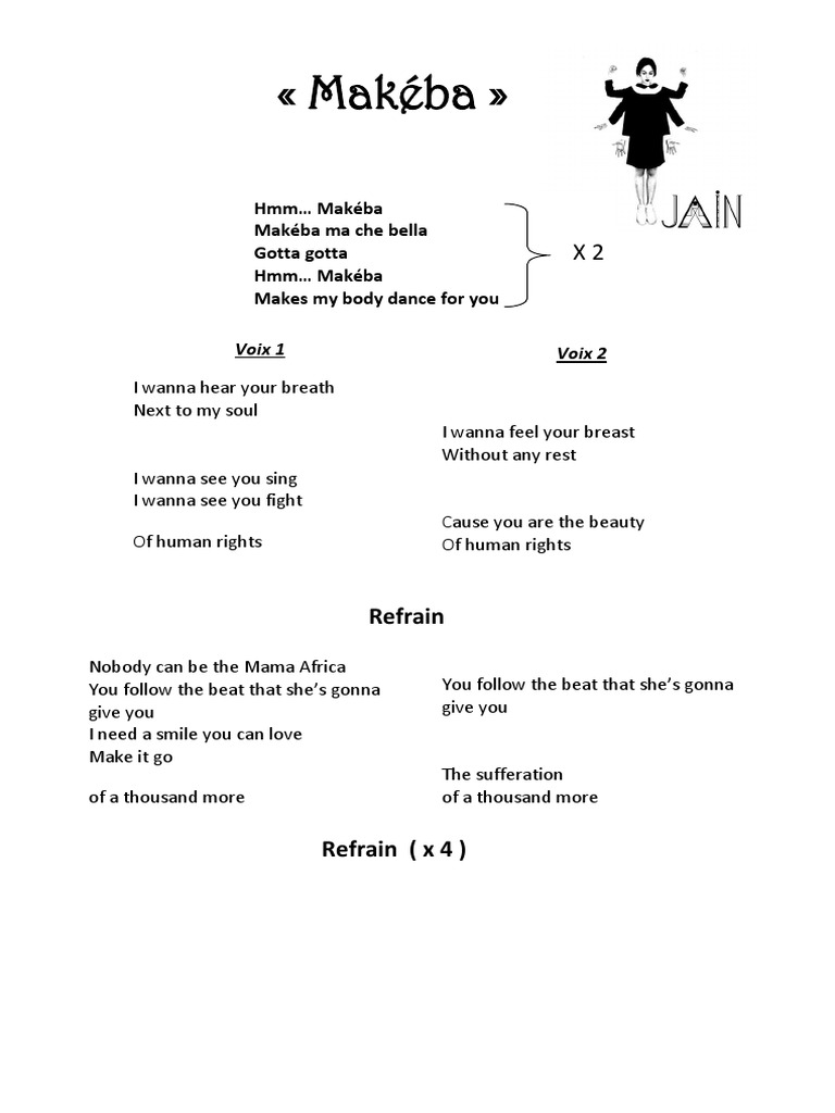 Makeba Paroles | PDF
