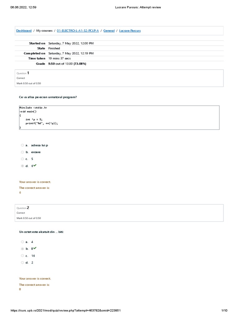 PCLP-Lucrare Parcurs | PDF | Computing | Computer Science