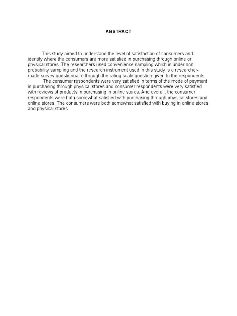 Revised Research.done (3) | PDF | Customer Satisfaction | Online Shopping