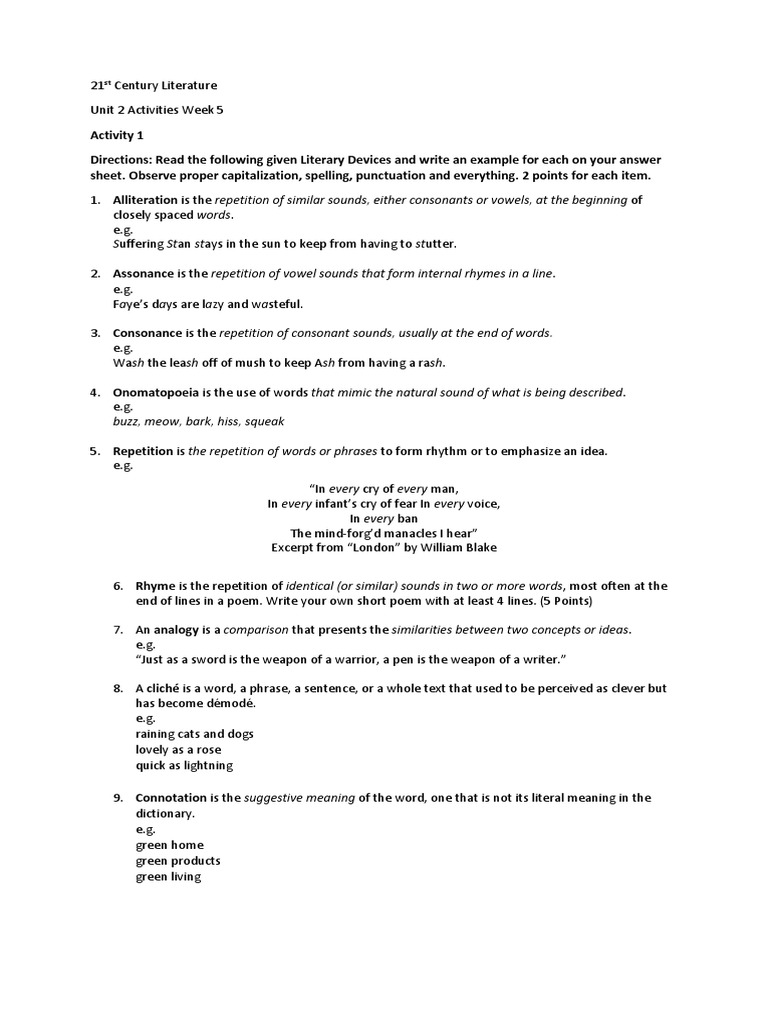 Exploring Literary Devices: A Comprehensive Look at Figurative Language ...