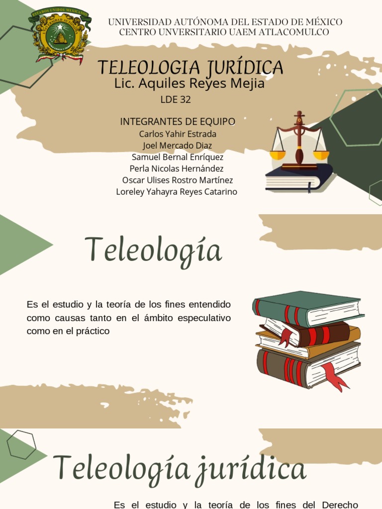 Teleología Jurídica: Conceptos Clave | PDF | Aristóteles | Movimientos ...