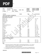 Lal Pathlabs Report | PDF | Medical Specialties | Blood
