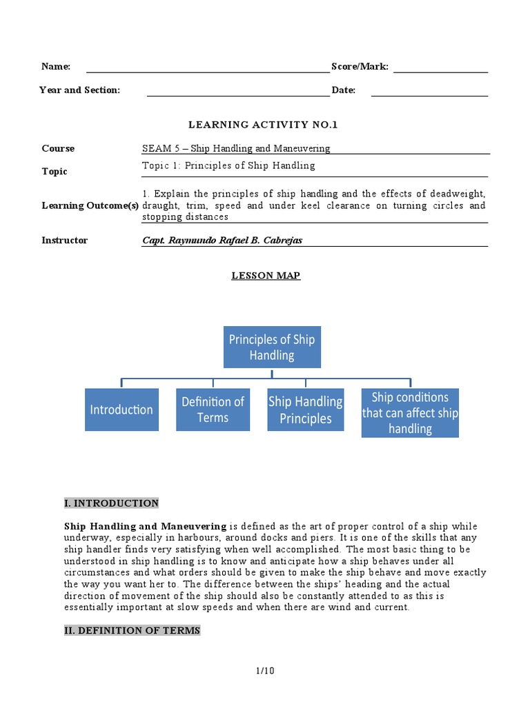 Principles of Ship Handling: Understanding How Ships Move and Maneuver ...