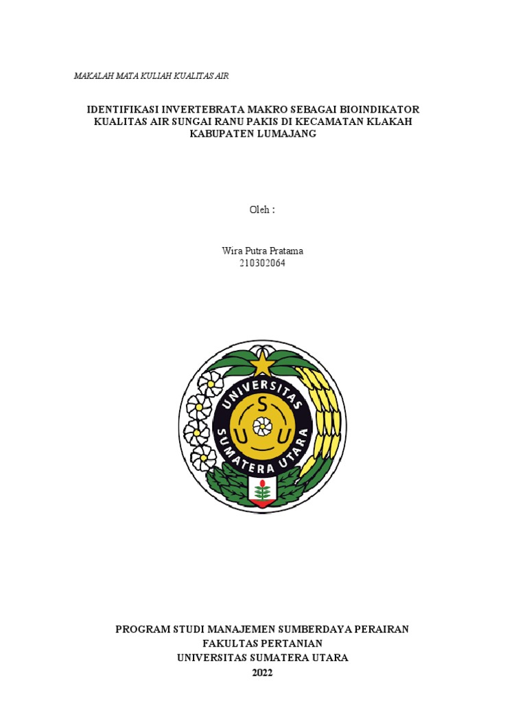 Bioindikator Kualitas Air Sungai | PDF | Griya & Taman | Teknologi ...