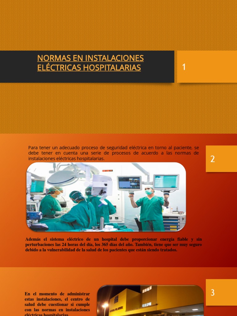 4 Instalaciones Electricas Hositalarias | PDF | Hospital | Ingenieria Eléctrica