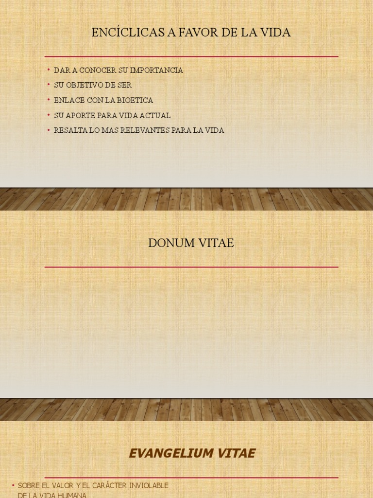 Encíclicas A Favor de La Vida | Descargar gratis PDF | Iglesia Católica