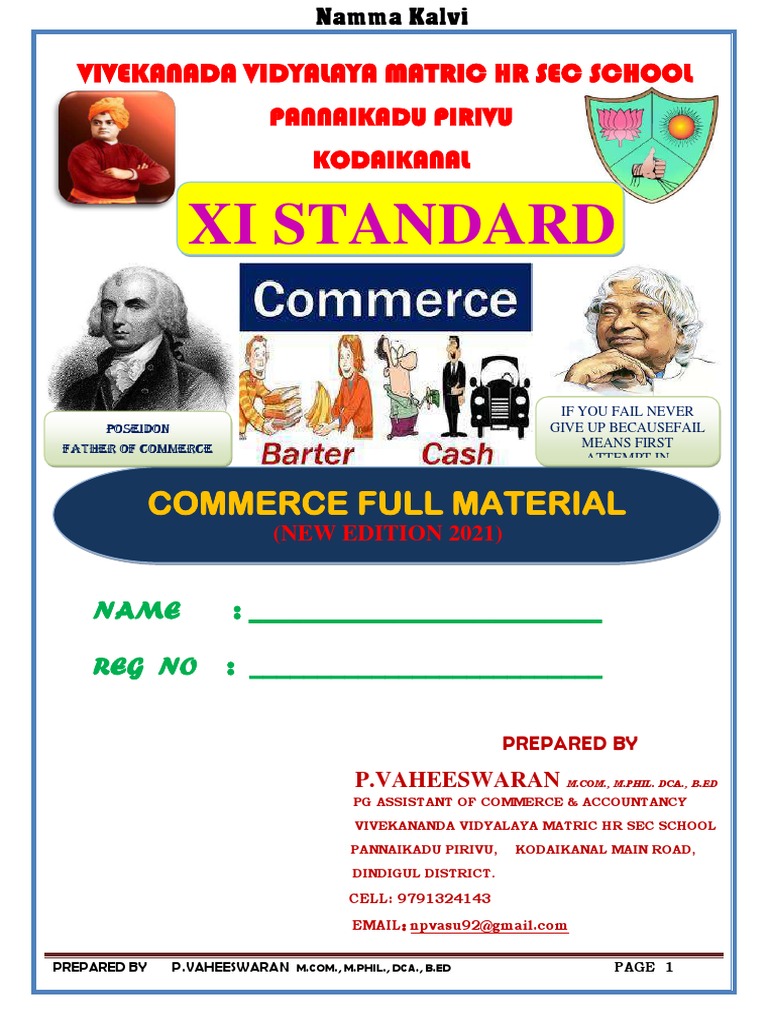 Namma Kalvi 11th Commerce Full Study Material em | PDF | Cooperative ... Namma Kalvi 11th Commerce Full Study Material em | PDF | Cooperative ...