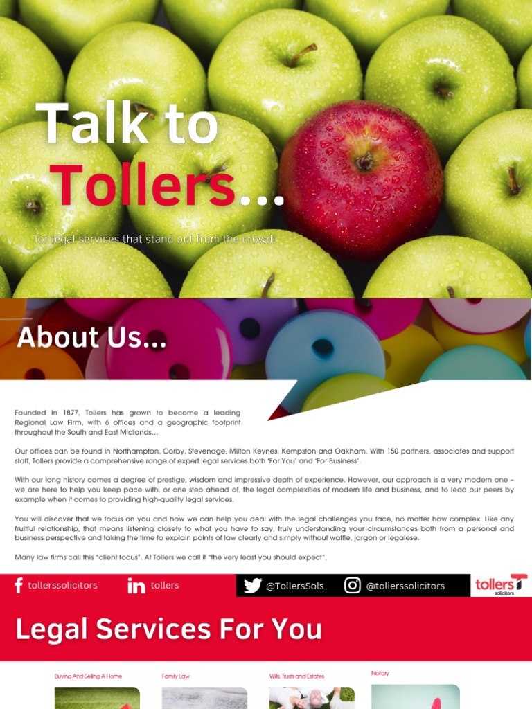 Tollers Solicitors: Expert Legal Services | PDF | Justice | Crime ...