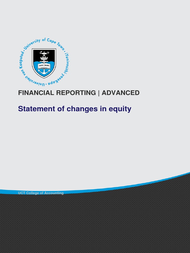 Statement of Changes in Equity - Example | PDF | Equity (Finance) | Investing