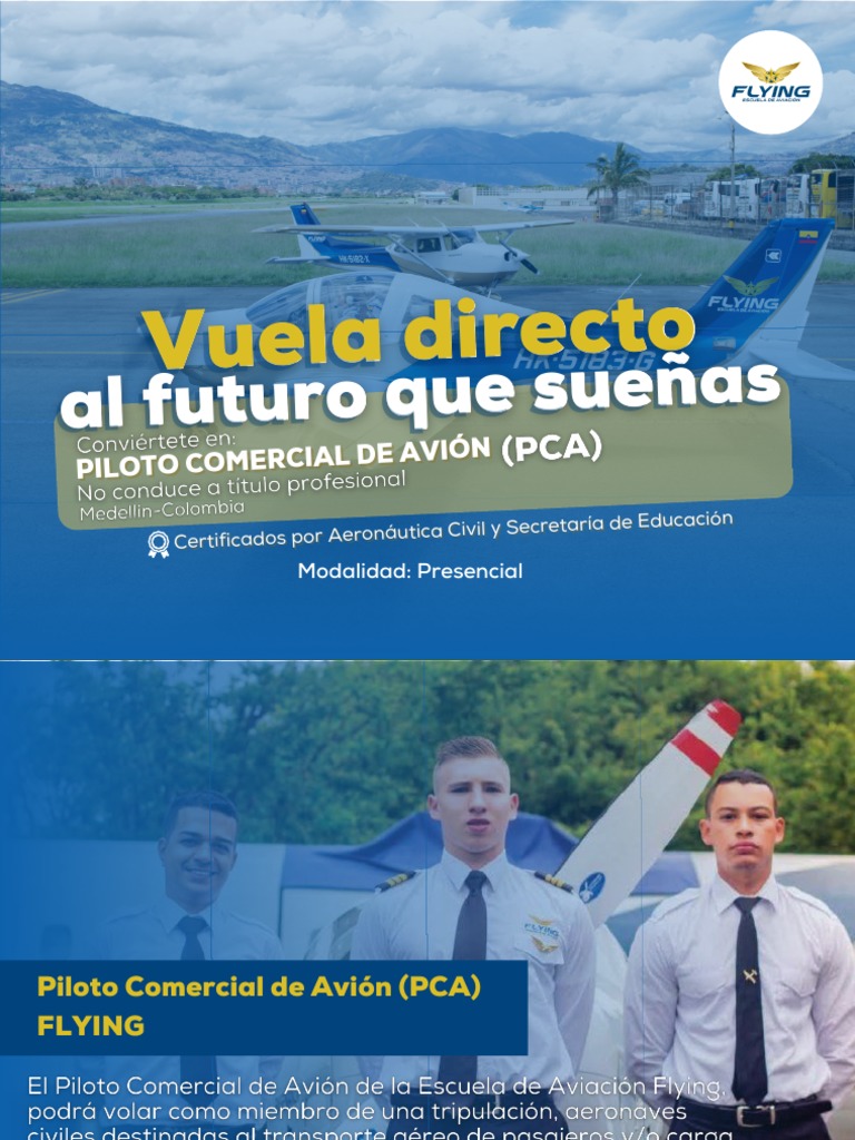 Brochure PCA | PDF | Aviación | Aeronáutica