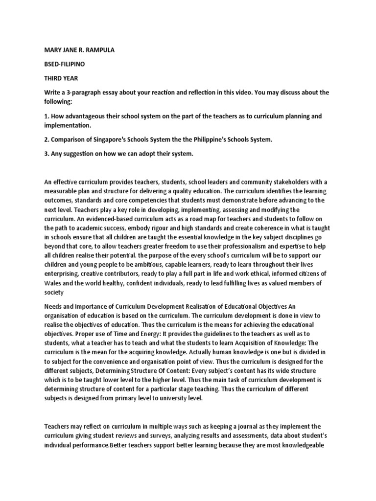 Ttl2 Activity Rampula Bsedfil | PDF | Curriculum | Teachers