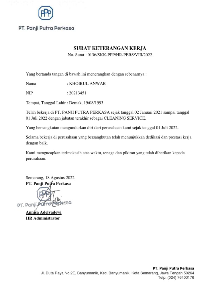 PT Panji Putra Perkasa | PDF