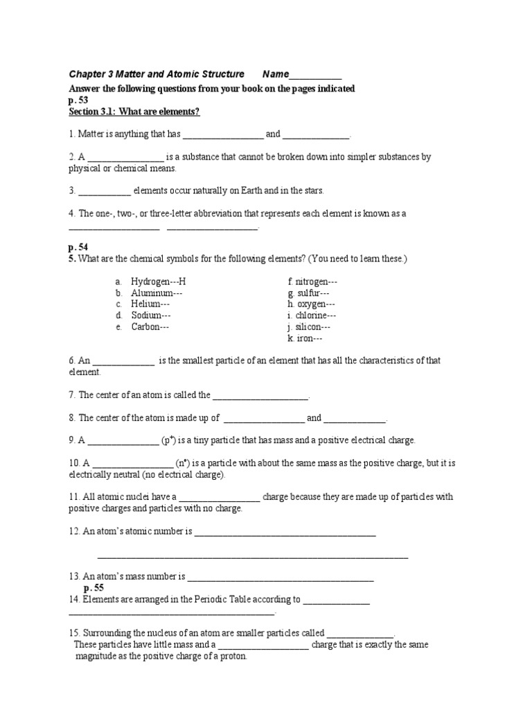 Chemistry Basics for Students | PDF | Chemical Elements | Atoms