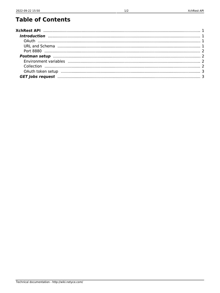 Xchrest API | PDF | Representational State Transfer | Hypertext ...