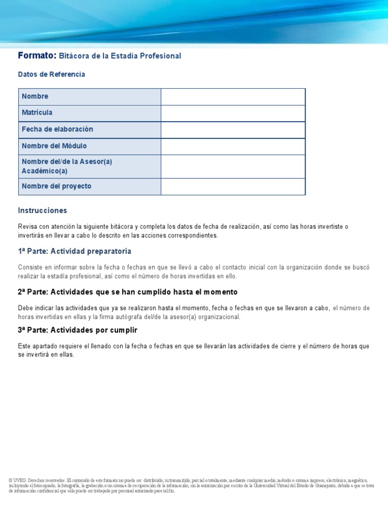 EP R6 Plantilla Bitácora | PDF | Información