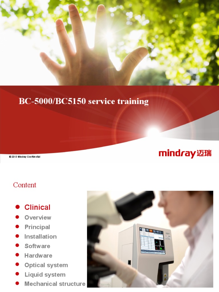 BC5000¡ BC5150 Service Training Material1.0 | PDF | White Blood Cell ...