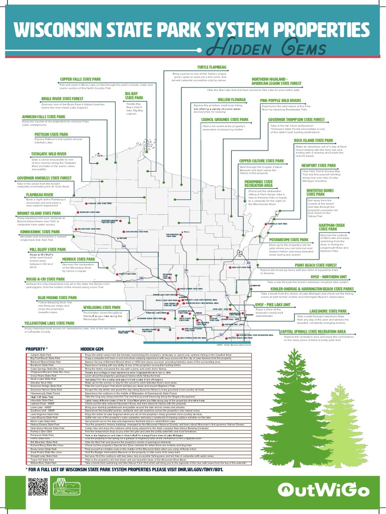 Hidden Gems Map W Sps | PDF | Trail | Outdoor Recreation