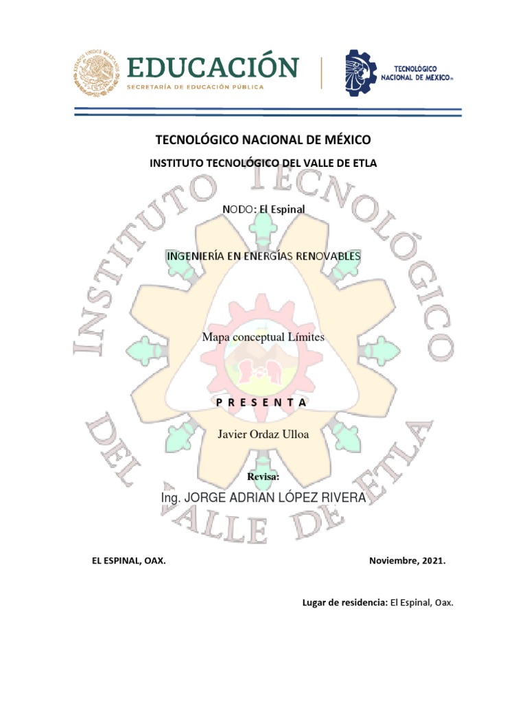Mapa Conceptual Limites Javier Ordaz Ulloa | PDF