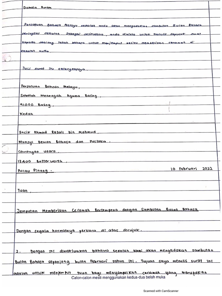 karangan domain awam | PDF