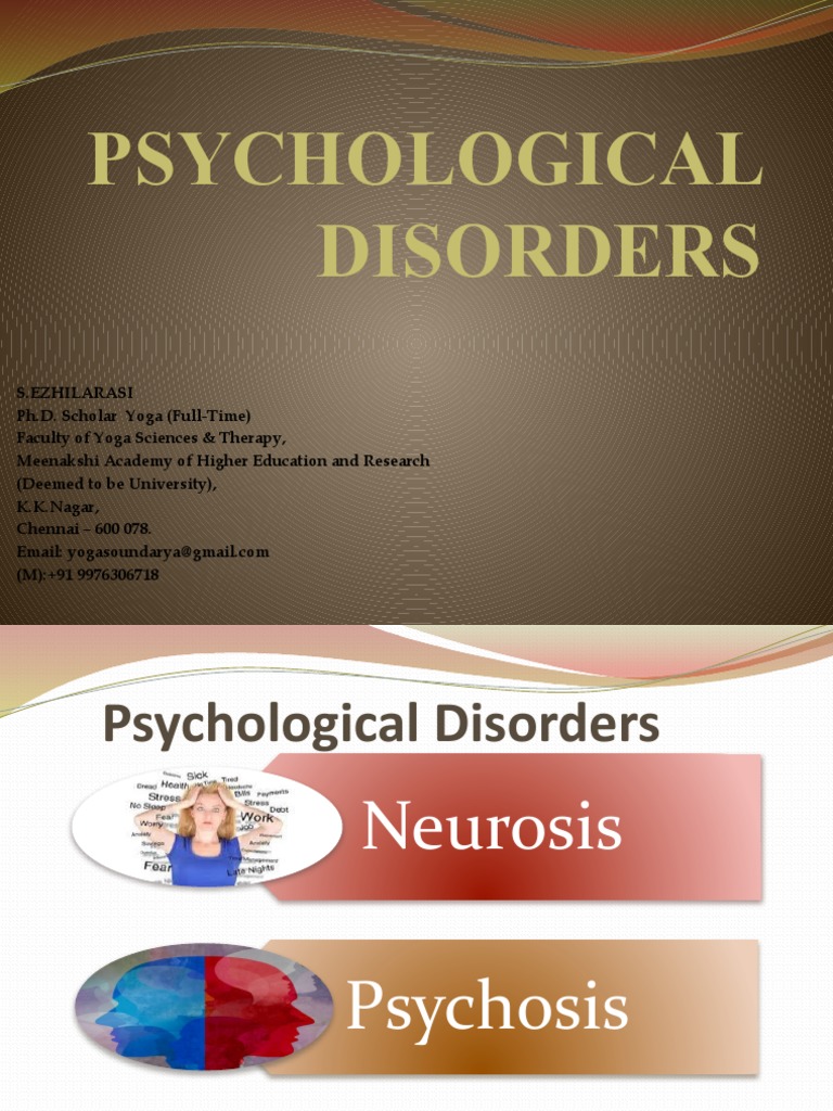Overview of Psychological Disorders | PDF | Bipolar Disorder | Phobia