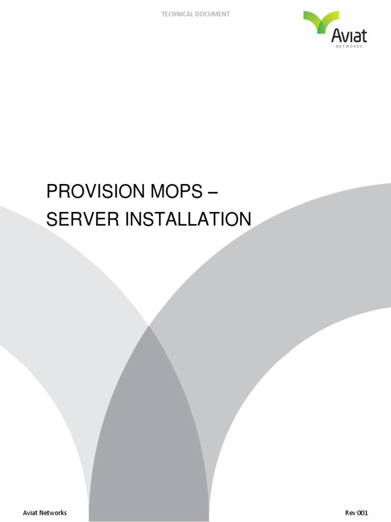 Provision MOPS - Server Installation | PDF | File Transfer Protocol | Utility Software
