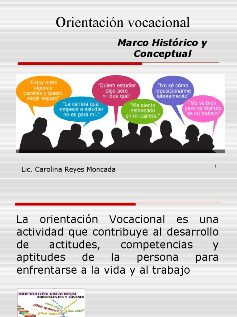 Orientacion Vocacional y Profesional | PDF | Ciencia cognitiva | Sicología