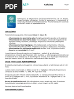 Maxicef Indicaciones, Posologia | PDF | Penicilina | Medicamentos con ...