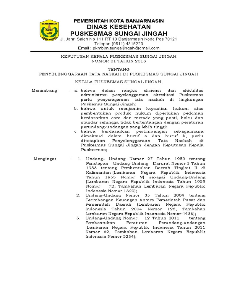 SK Tata Naskah | PDF