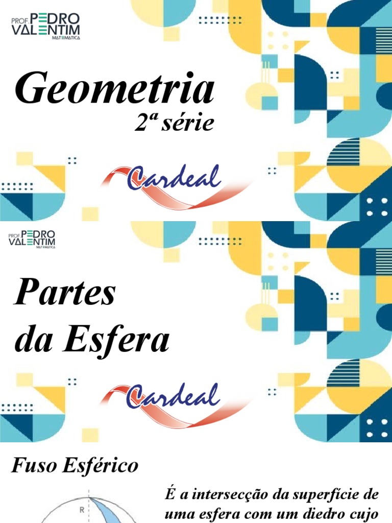 2º Ano - Partes Da Esfera | PDF