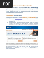 Letras y Facturas BCP | PDF