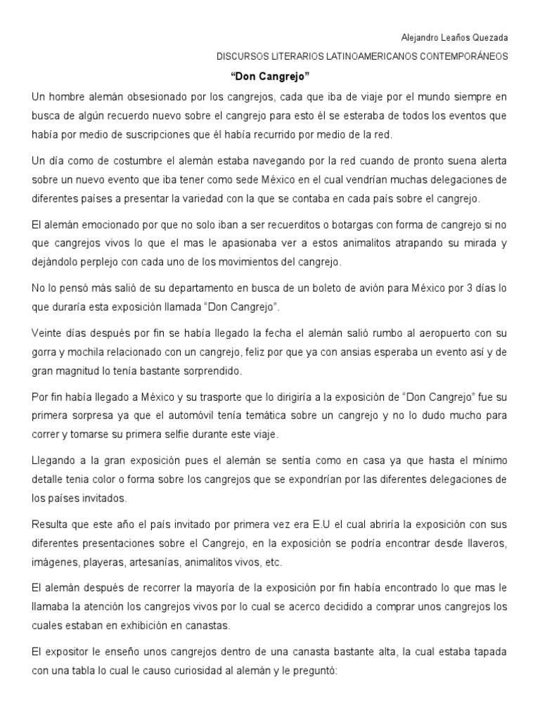 Don Cangrejo PDF