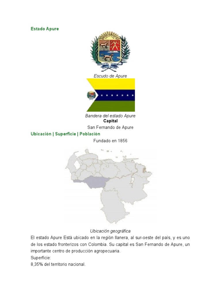 Estado Apure | PDF | Alimentos | Cocina