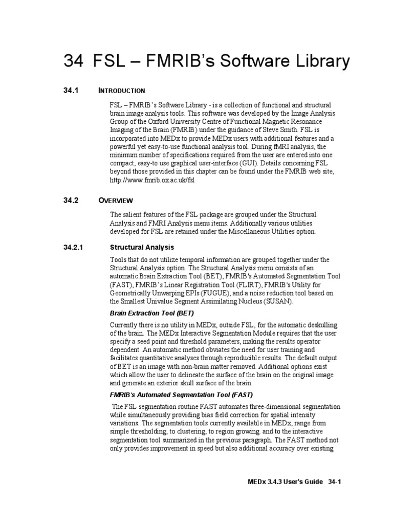 FSL | Download Free PDF | Image Segmentation | Filter (Signal Processing)