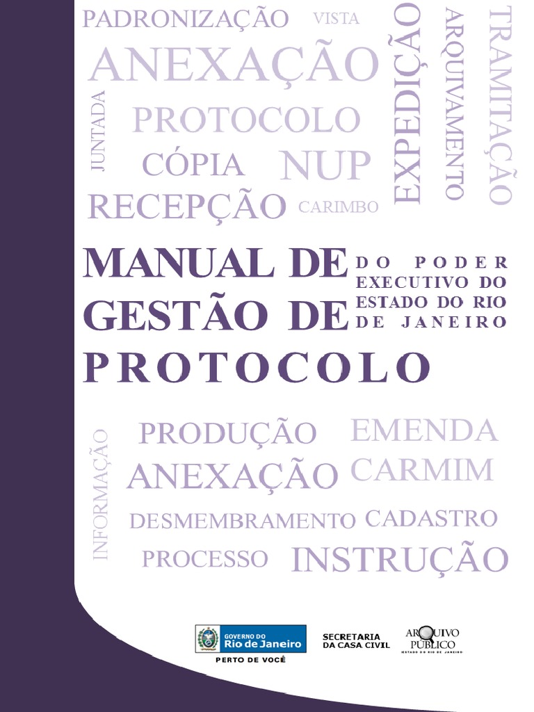 04.01.01.03 - Manual de Gestao de Protocolo | PDF | Documento | Estado
