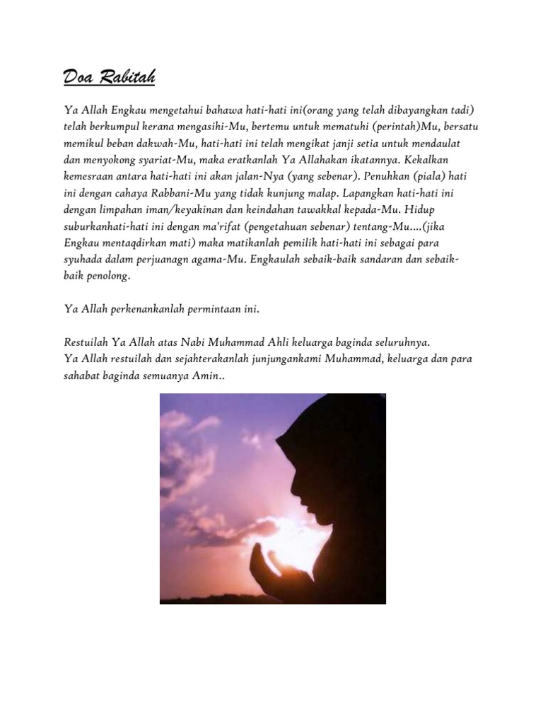 Doa Rabitah | PDF