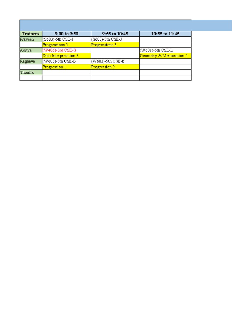 23.09.2022 Schedule - SRM AP | PDF