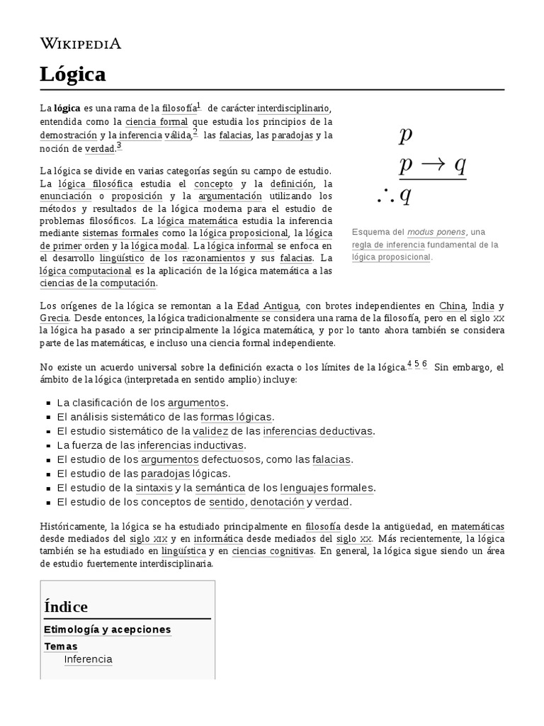 Lógica | PDF | Lógica | Lógica matemática