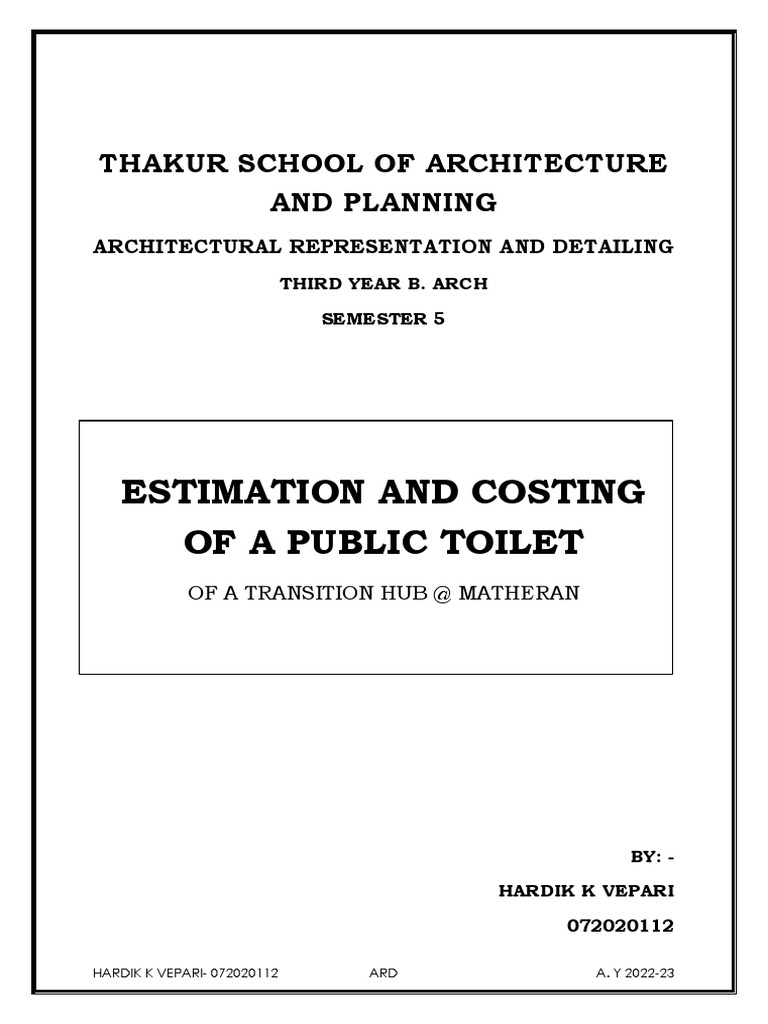 Final Ard Report 112 Vepari Hardik | PDF | Concrete | Construction ...
