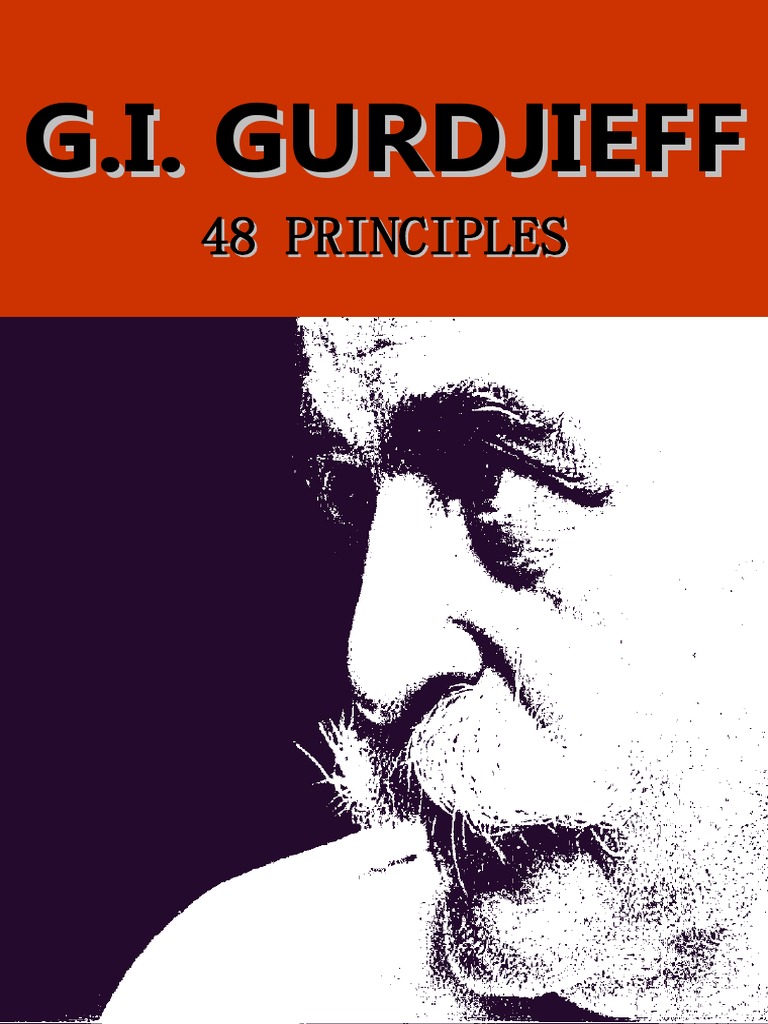 Gurdjieff - 48 Gurdjieff Principles. Handwritten Original Notes | PDF ...