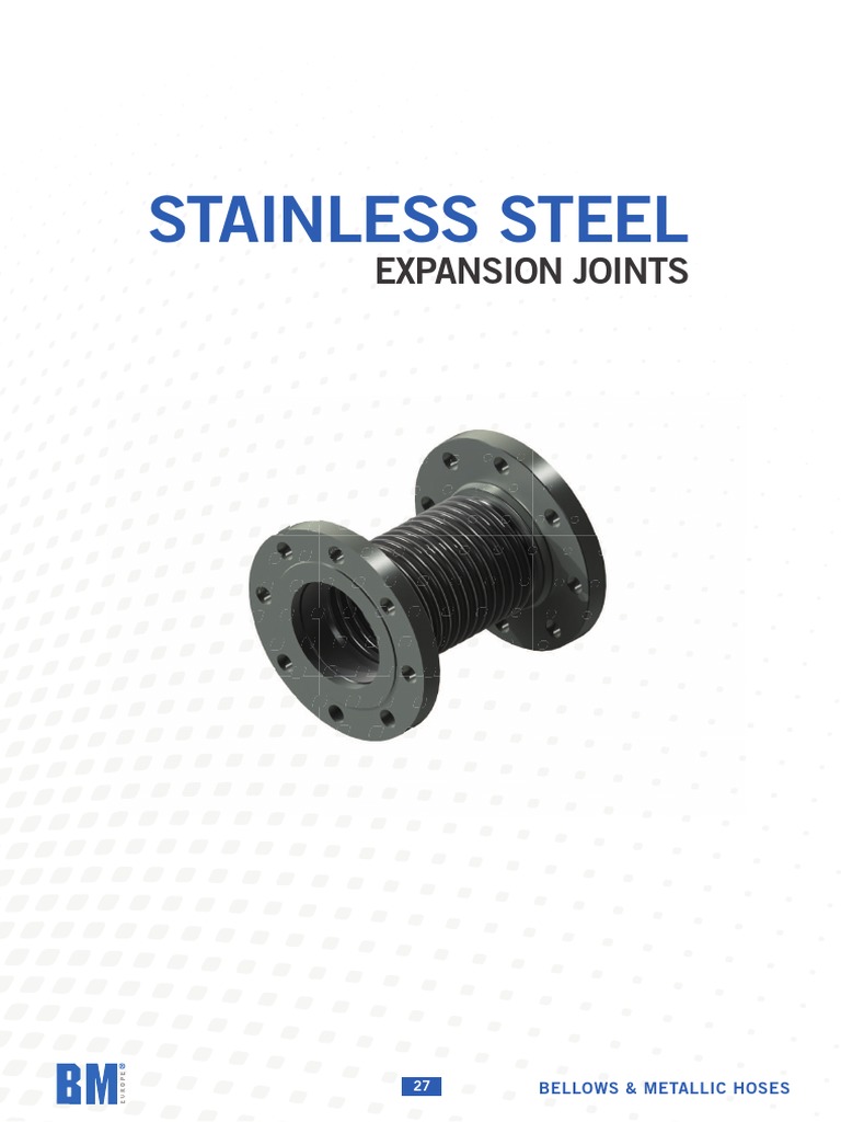 BM Europe Stainless Steel Expansion Joints | PDF | Stainless Steel | Metals
